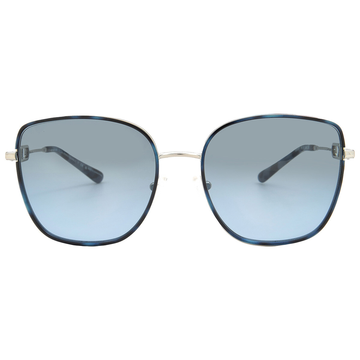 Michael Kors Breckenridge Dark Gray Gradient Pilot Ladies Sunglasses ...