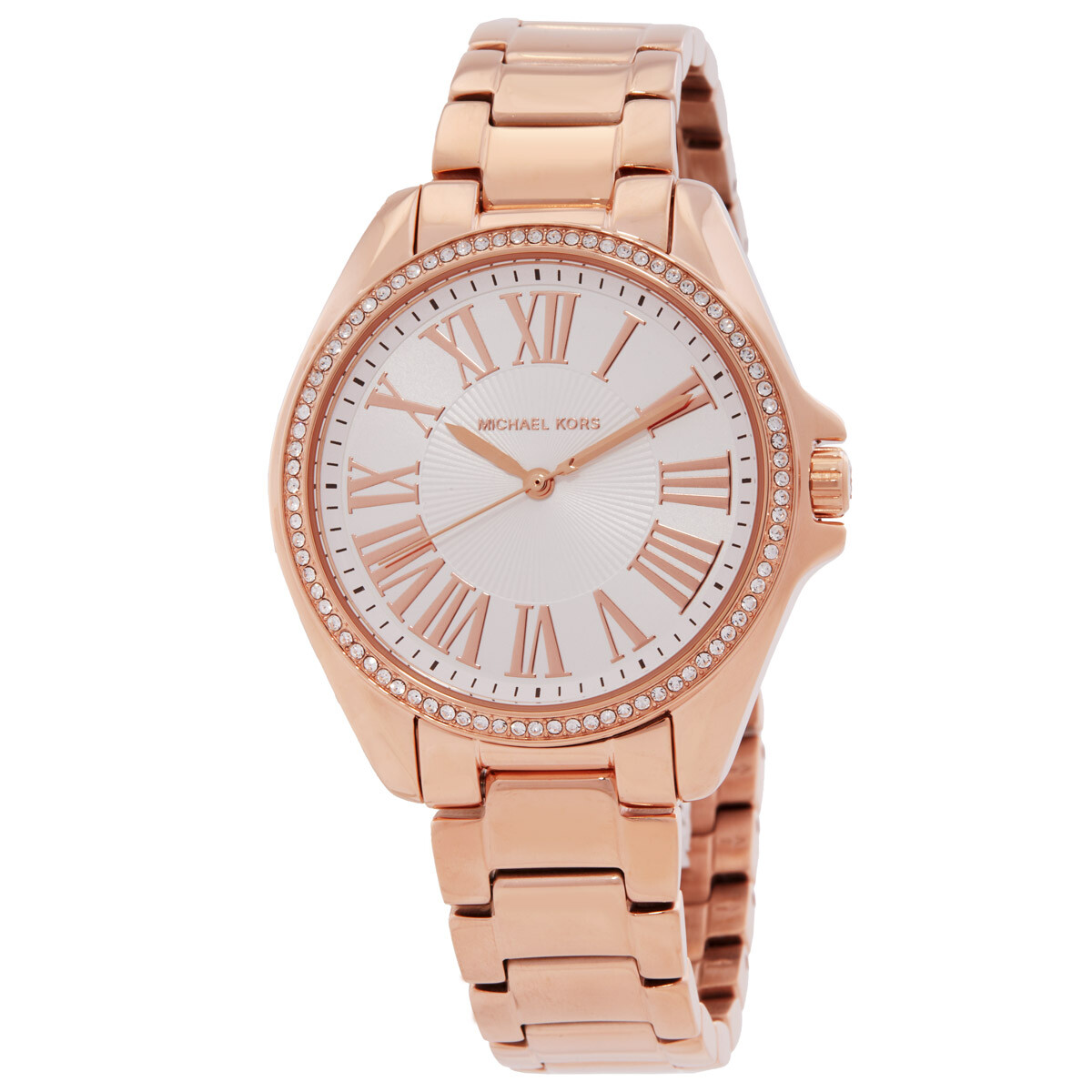 Michael Kors Harlowe Quartz Crystal Silver Dial Ladies Watch MK4811 ...