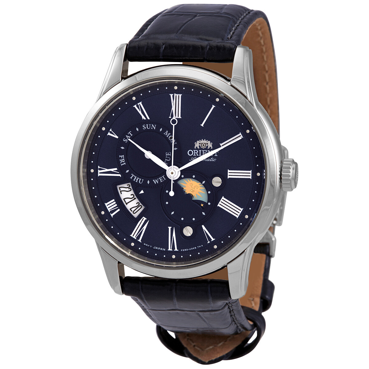 Orient Sun and Moon Automatic White Dial Men's Watch RA-AK0008S10B ...