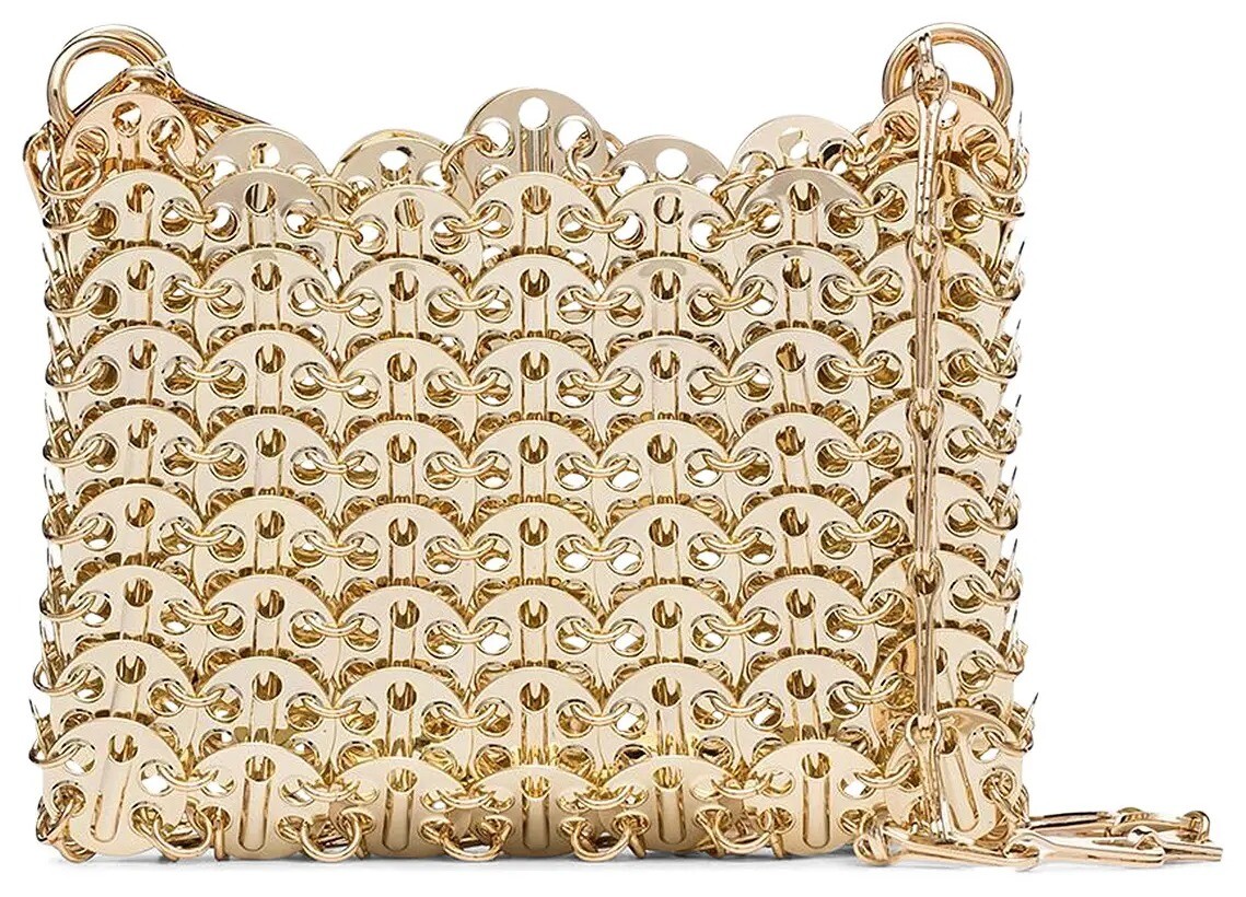 Paco Rabanne Gold Iconic 1969 Nano Bag 20PSS0127MET002 P711 - Jomashop
