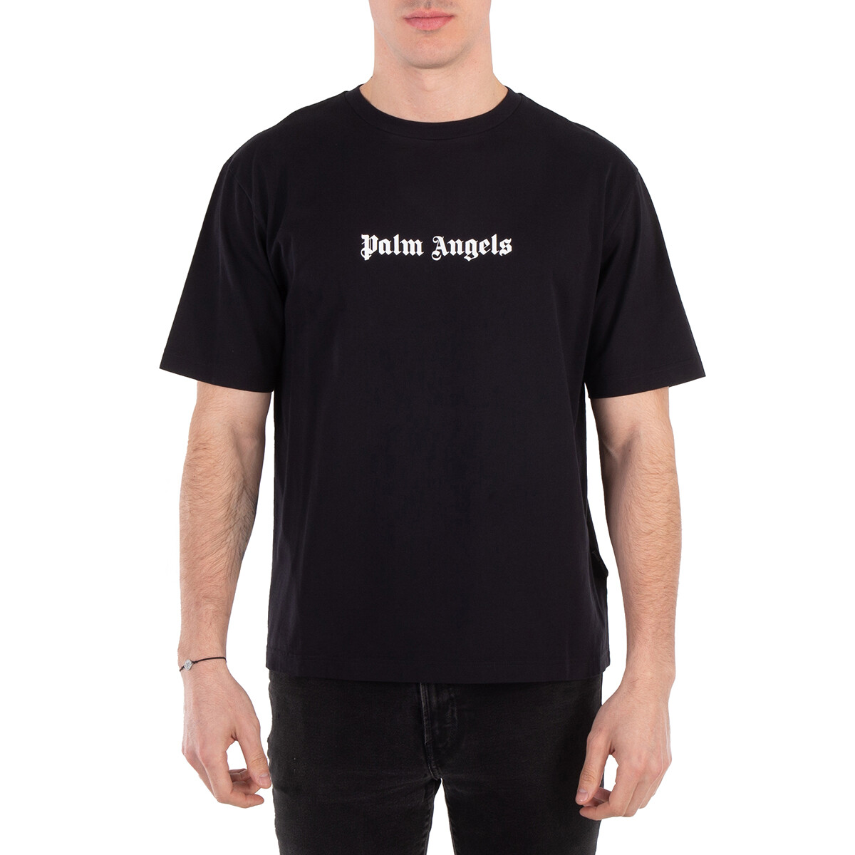 Palm Angels Neck Logo Hoodie in Light Grey, Size Small PMBB058F24FLE00- LIGHT GREY FUCHSIA ...