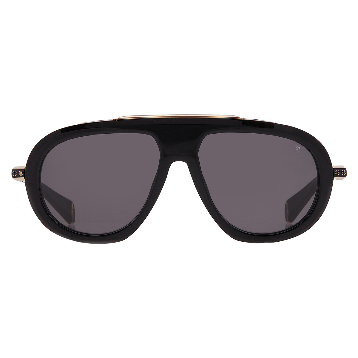 Philipp Plein Grey Rectangular Ladies Sunglasses SPP066M 0700 51 ...