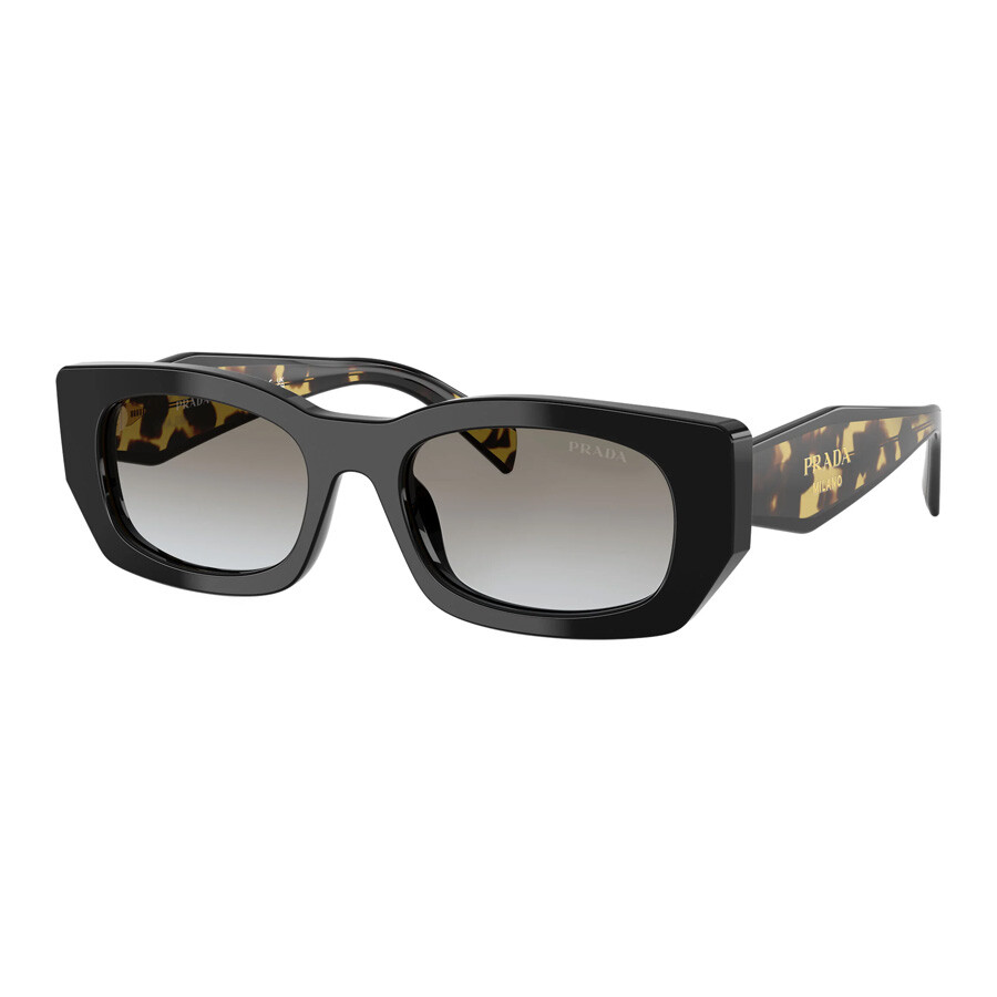 Prada Polarized Dark Grey Navigator Men's Sunglasses PR A57S 1AB5Z1 58 ...