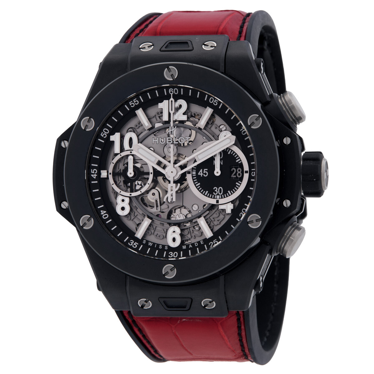 Hublot Pre-owned Hublot Big Bang Chronograph Black Dial Men's Watch 301.SX.1170.RX - Jomashop