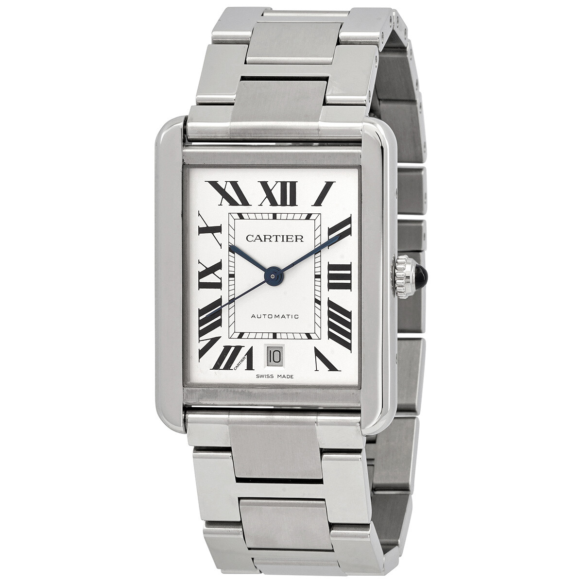 Cartier Pre-owned Cartier Tank Francaise Silvered Dial Watch WSTA0105 ...