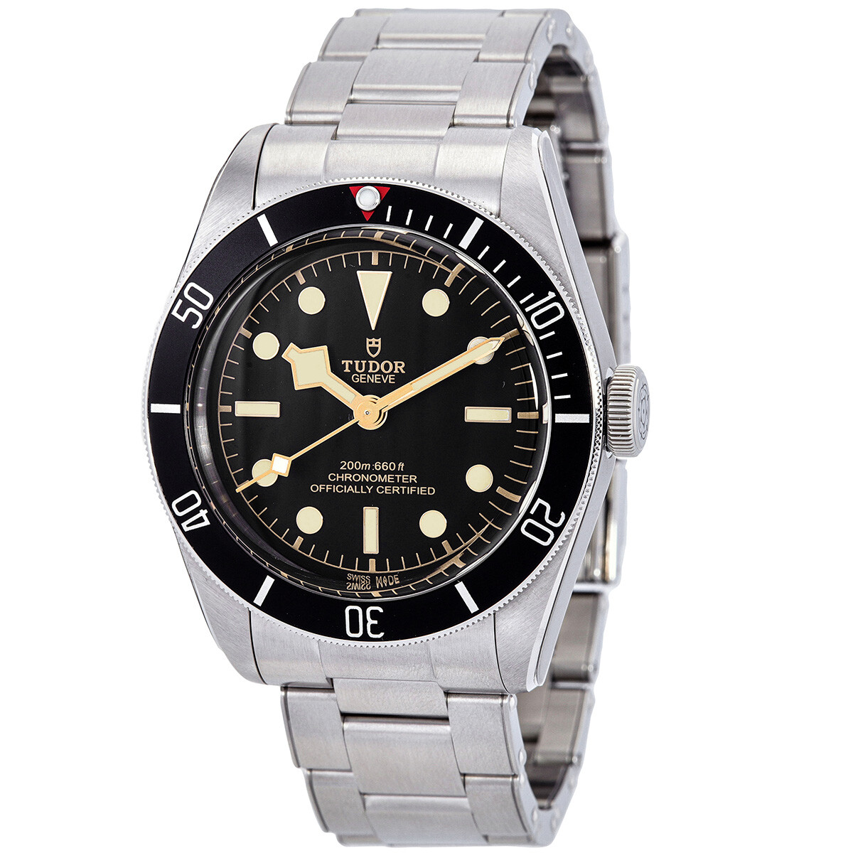 Tudor Pre-owned Tudor Black Bay Automatic Chronometer Black Dial Men's ...