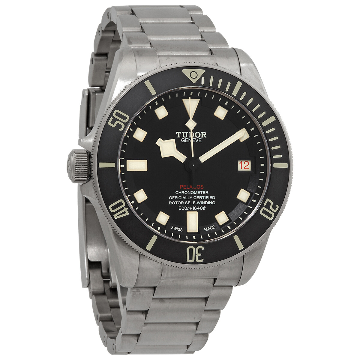 Tudor Pre-owned Tudor Pelagos Automatic Black Dial Men's Watch M25407N ...
