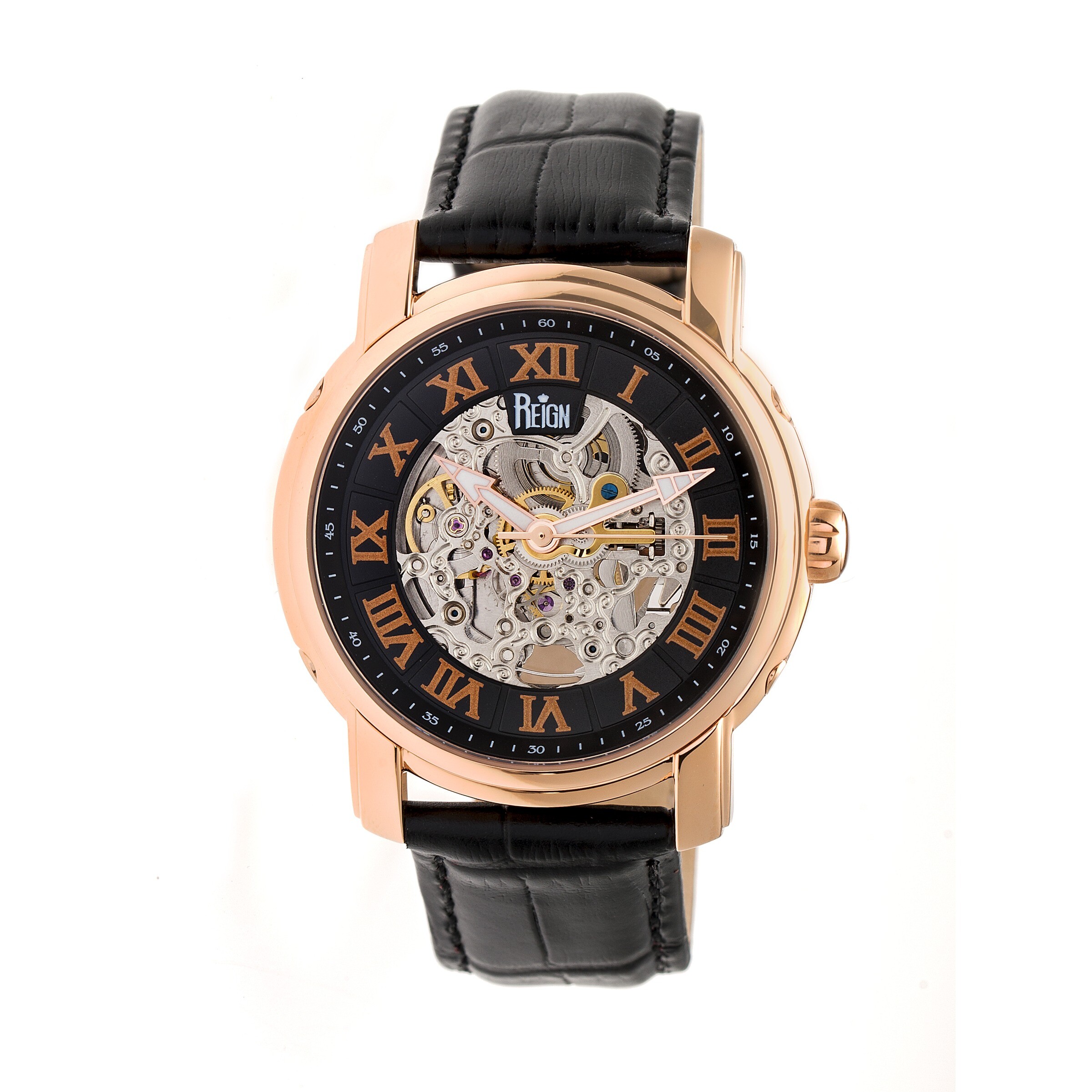 Reign Monarch Automatic Black Dial Men's Watch REIRN5202 847864164093 ...