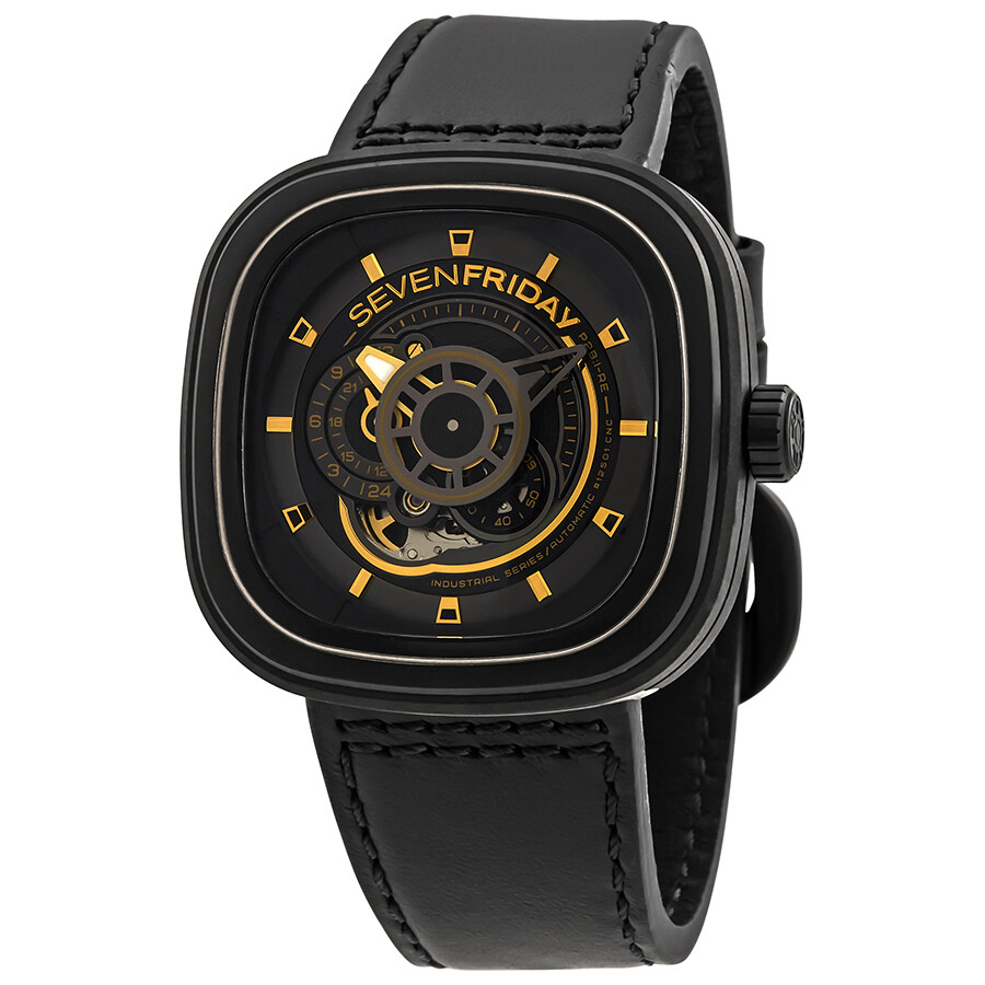 Sevenfriday PE Automatic Black Dial Men's Watch PE1/01M - Watches, Pe ...
