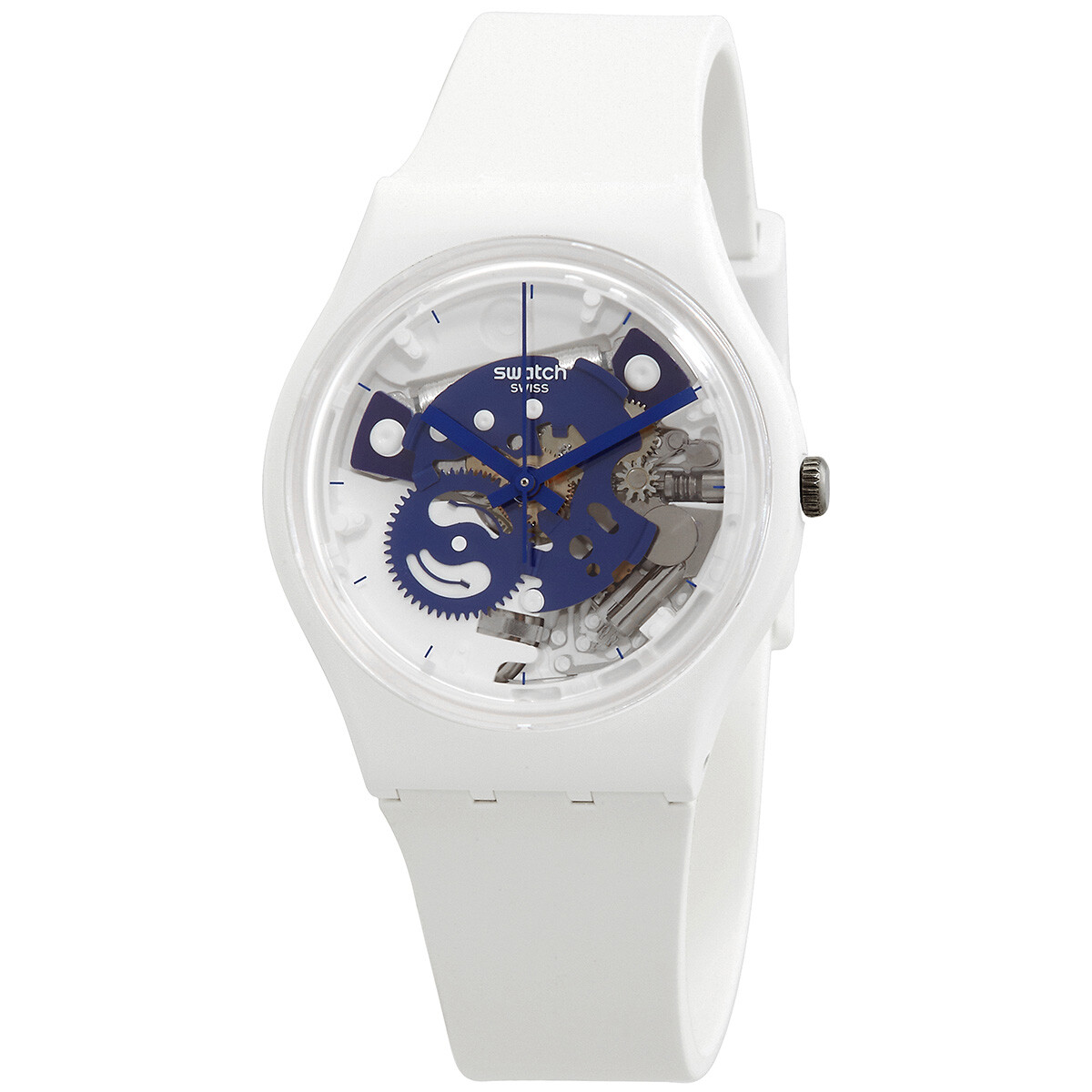 Swatch Originals Skeletor Black Silicone Men's Watch SUOB134 ...