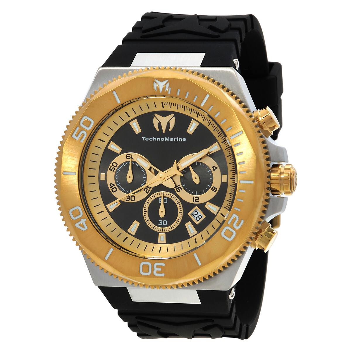 Technomarine Cruise Sea Gold Dial Ladies Watch TM-118005 886678949274 ...