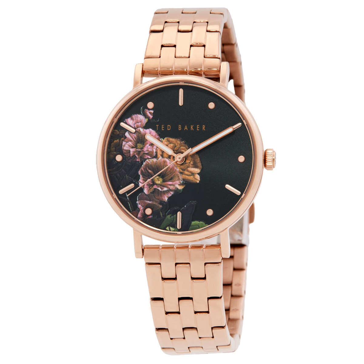 Ted Baker Phylipa Hearts & Stars Quartz Black Dial Watch and Bracelet ...