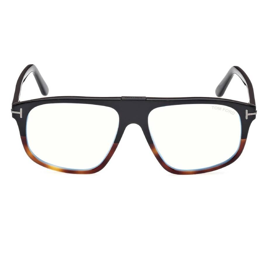Tom Ford Blue Light Block Navigator Men's Eyeglasses FT5665-B 001 54 ...