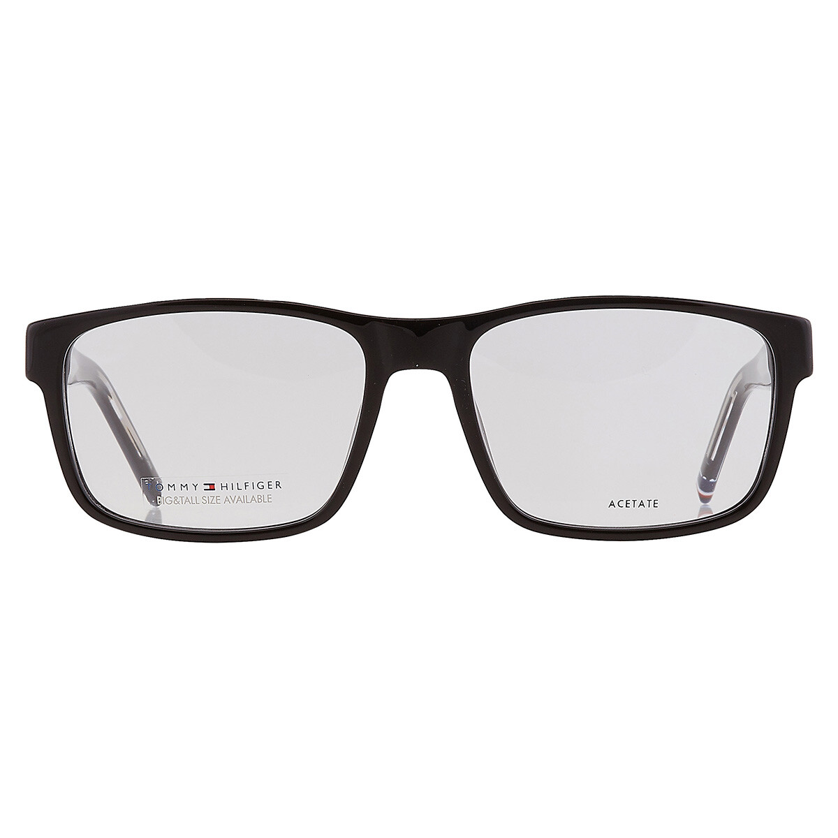 Tommy Hilfiger Demo Rectangular Men's Eyeglasses TH 1916 0807 55 716736692418 - Eyeglasses ...