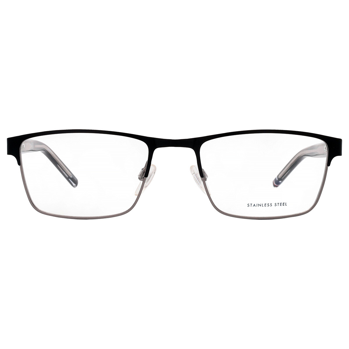 Tommy Hilfiger Demo Rectangular Men's Eyeglasses TH 2074 0I46 55 ...