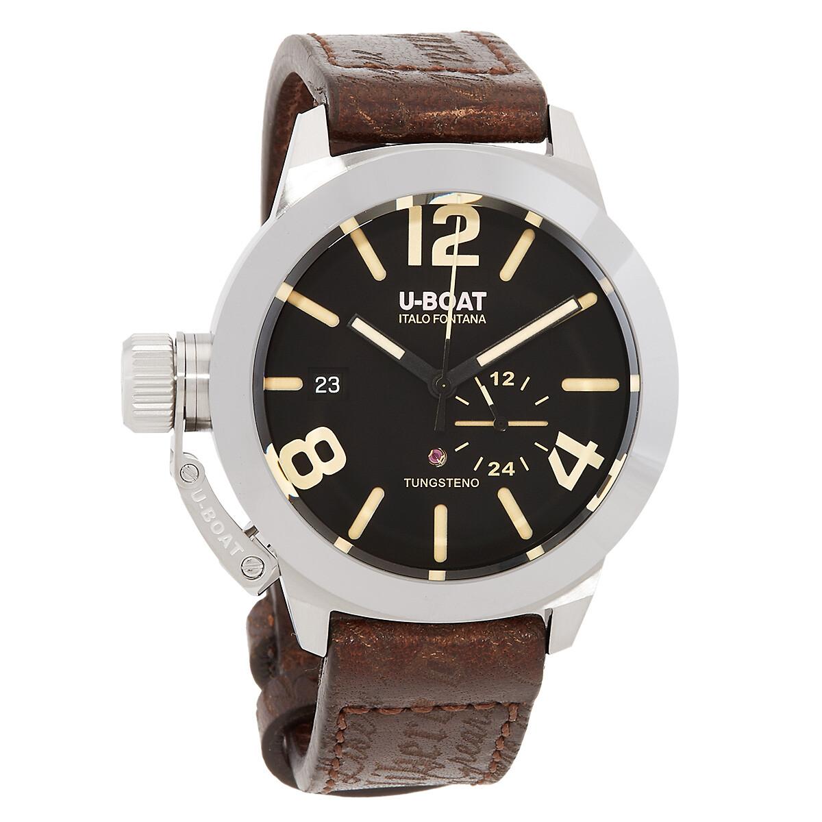 U-Boat Pre-owned U Boat Flightdeck Chronograph Automatic Carbon Fiber ...