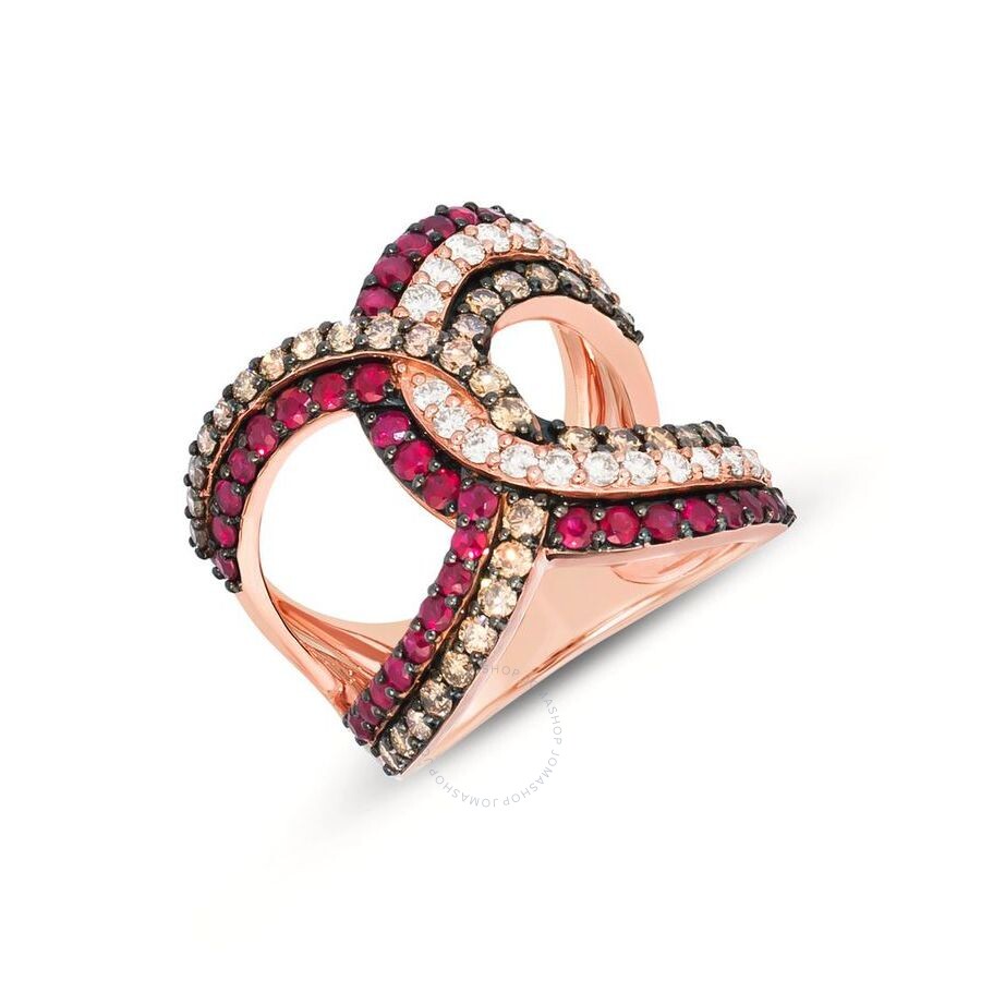 Le Vian Ladies Passion Ruby Rings Set In 14k Strawberry Gold Wjpt 8s9 196724092022 Ladies