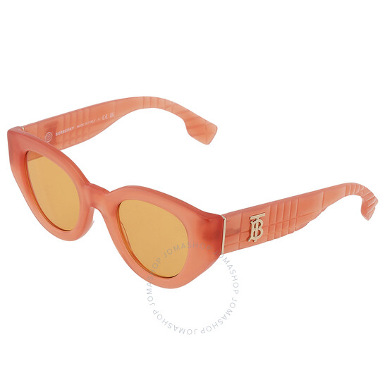 Burberry Meadow Orange Oval Ladies Sunglasses BE4390 4068 7 47 8056597831697 Burberry Sunglasses Meadow Jomashop