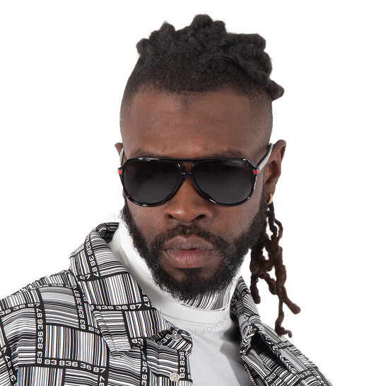 Carrera Grey Pilot Unisex Sunglasses Carrera 1045s 0807ir 61
