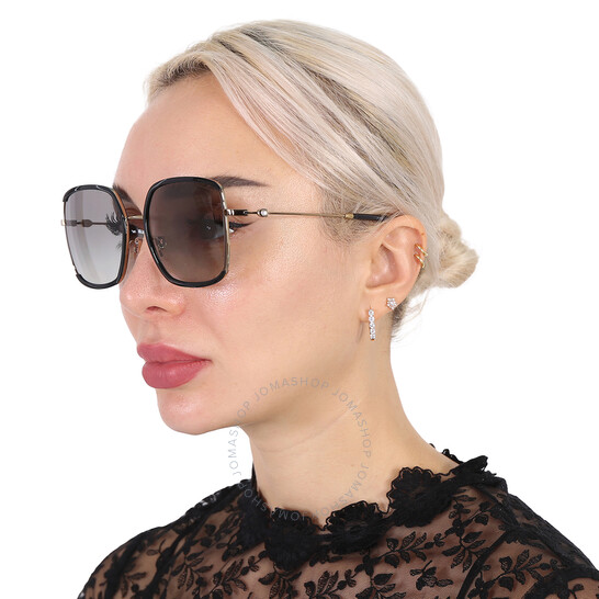 Coach Grey Gradient Butterfly Ladies Sunglasses Hc7139bd 934611 58
