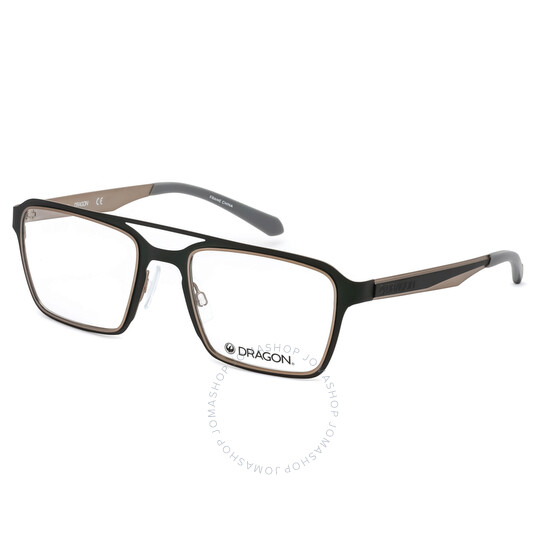 Dragon Mens Gunmetal Square Eyeglass Frames Dr175kaz07052 886895358842 Eyeglasses Jomashop