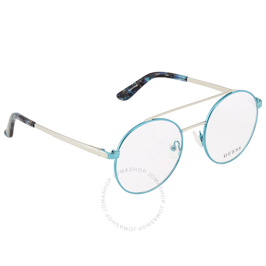 Guess Ladies Blue Pilot Eyeglass Frames Gu271408450 Gu2714 084 50