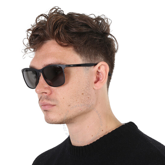 Hugo Boss Polarized Grey Square Mens Sunglasses Boss 1291fs 0003m9