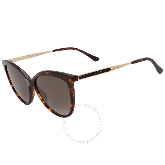 Jimmy Choo Brown Gradient Cat Eye Ladies Sunglasses Belindas 0086ha