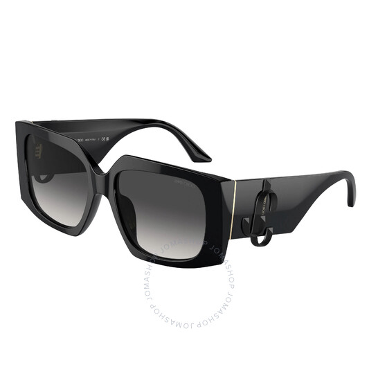 Jimmy Choo Grey Gradient Butterfly Ladies Sunglasses Jc5006u 50008g 55