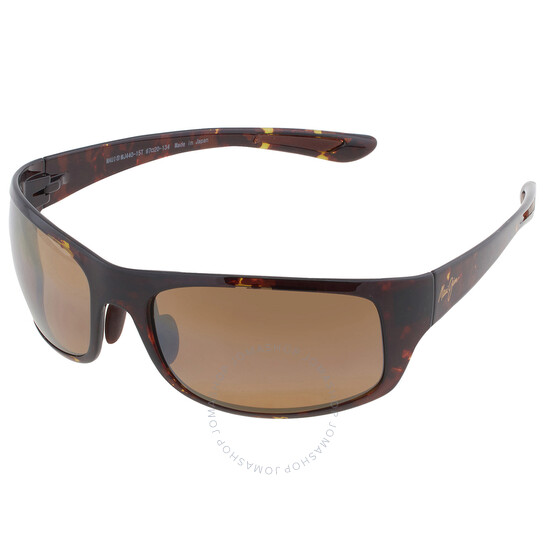 Maui Jim Big Wave Hcl Bronze Wrap Unisex Sunglasses H440 15t 67
