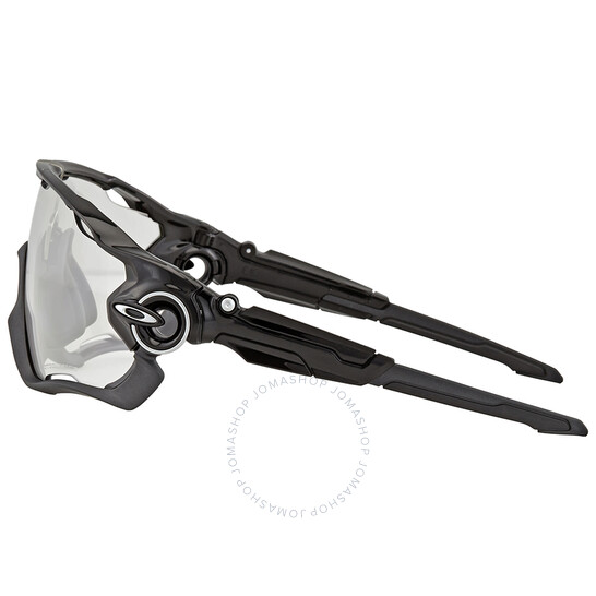 Oakley Jawbreaker Clear Black Iridium Photochromic Activated Shield Men