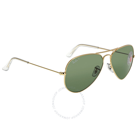 Ray Ban Aviator Classic Polarized Green Classic G 15 Unisex Sunglasses RB3025 001 58 58 805289114567 Sunglasses Aviator Jomashop