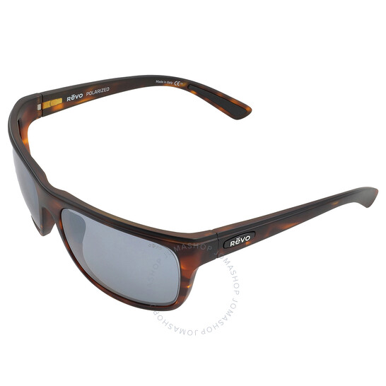 Revo Remus Graphite Polarized Square Unisex Sunglasses Re 1023 02 Gy 62 796764685552