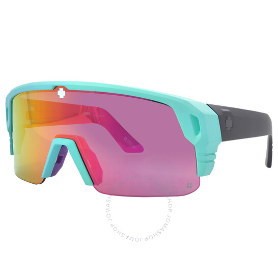 Spy Monolith 5050 Happy Gray Green With Pink Spectra Mirror Shield