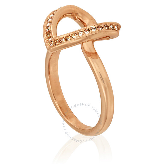 Swarovski Rose Gold Cupidon Ring Size 55