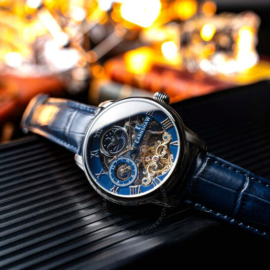 Thomas Earnshaw Longitude Blue Dial Men s Watch ES 8006 0C 194595065282 Watches Longitude Jomashop