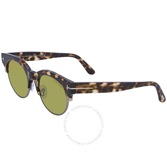 Tom Ford Henri Green Oval Mens Sunglasses Ft0598 55n 50 664689901272 Sunglasses Henri Jomashop