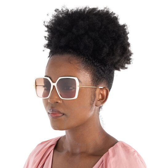 Tom Ford Joanna Brown Gradient Butterfly Ladies Sunglasses Ft1039 25f