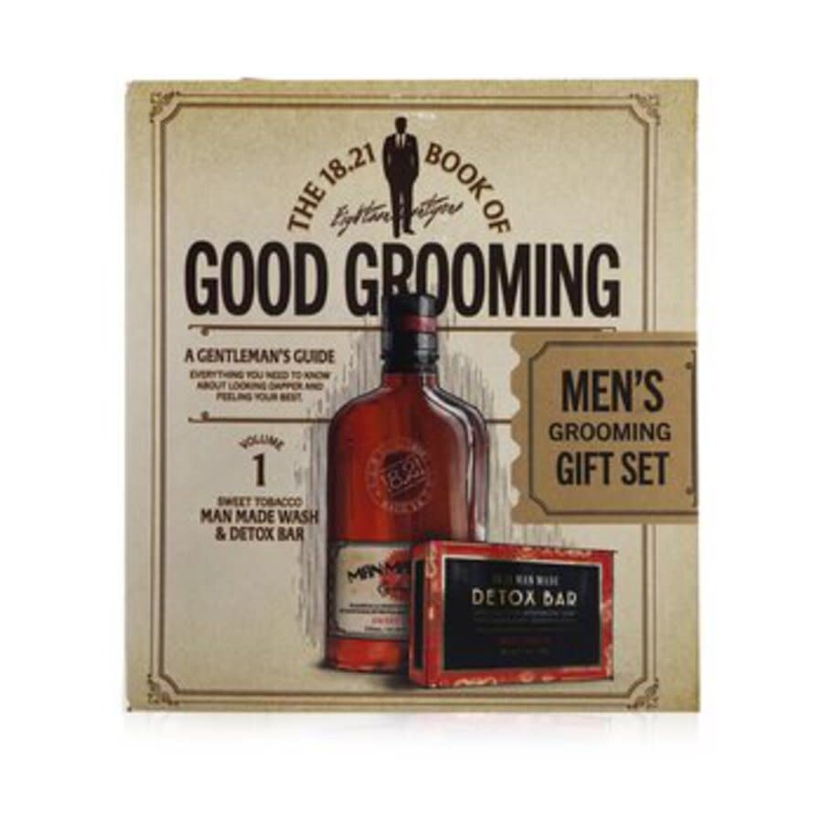 18.21 Man Made Men's Book of Good Grooming Volume 1 Gift Set Sets ...