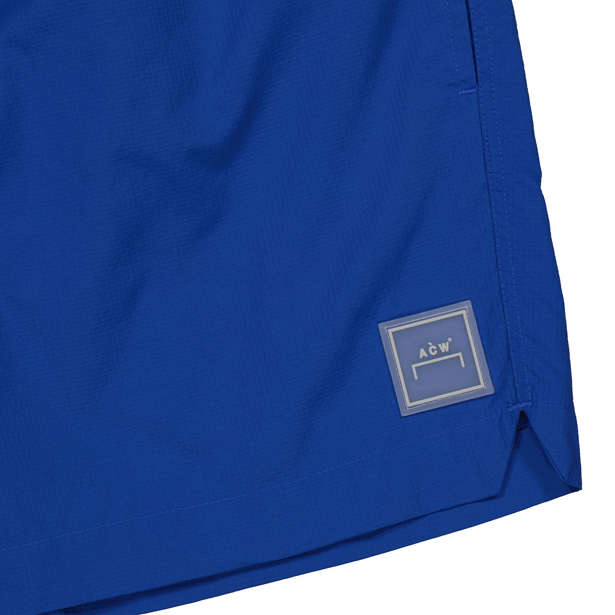A Cold Wall Men's Volt Blue Essential Logo Patch Swim Shorts, Size ...
