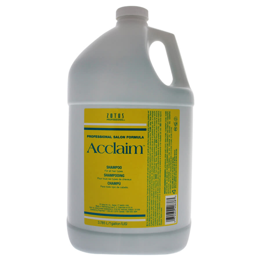 Zotos Acclaim Daily Shampoo by Zotos for Unisex - 1 Gallon Shampoo ...
