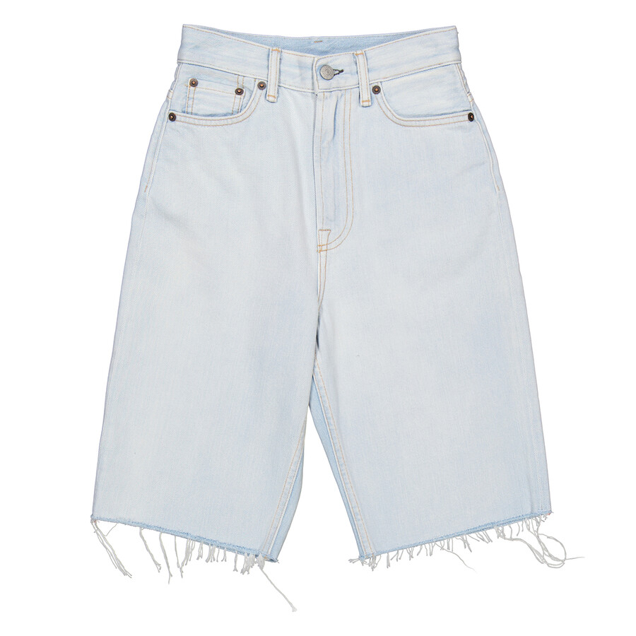 Acne Studios Ladies Pale Blue Denim Shorts, Waist Size 25" AE0050 ...