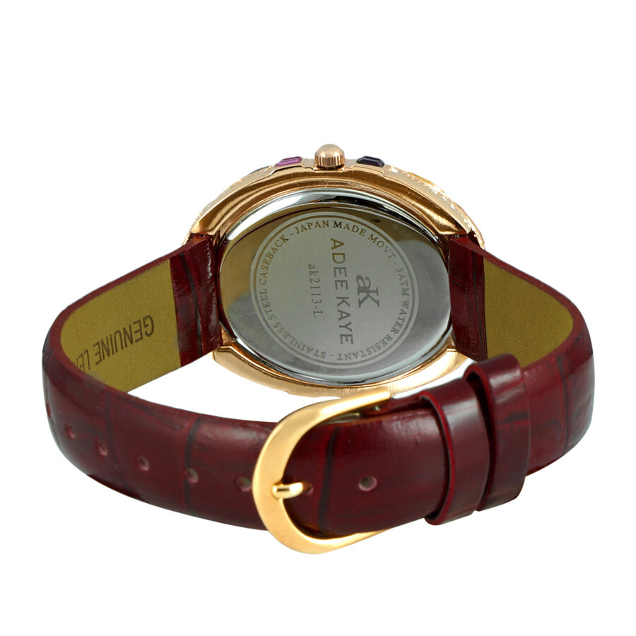 Adee Kaye AK2527-L Rose Gold-tone Dial Ladies Watch AK2113-LRG ...