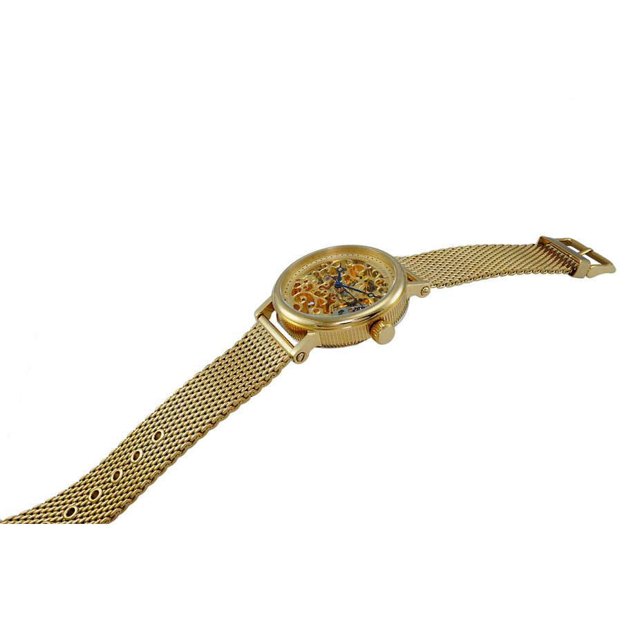 Adee Kaye AK6463 Automatic Gold Skeleton Dial Men's Watch AKJ6463-0G2MG ...