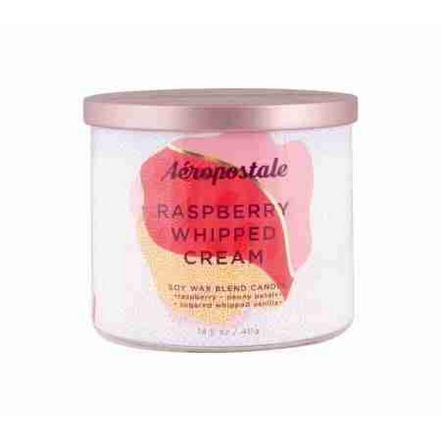 Aeropostale Unisex Raspberry Whipped Cream Cream 14.5 oz Scented Candle ...