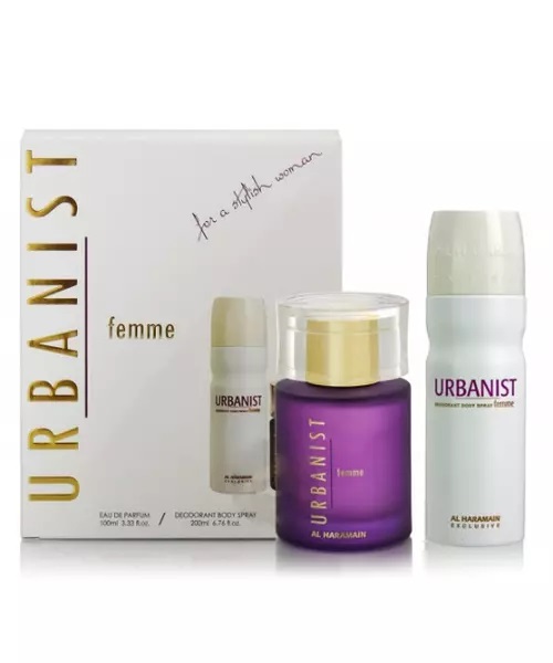 Al Haramain Ladies Urbanist Femme Gift Set Fragrances 6291100133994 ...