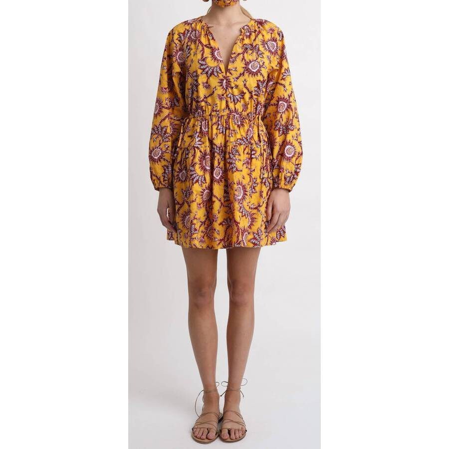 A.L.C. Ladies Myra Dress Deep Yellow/Beige, Size 6 117282-Deep Yellow ...