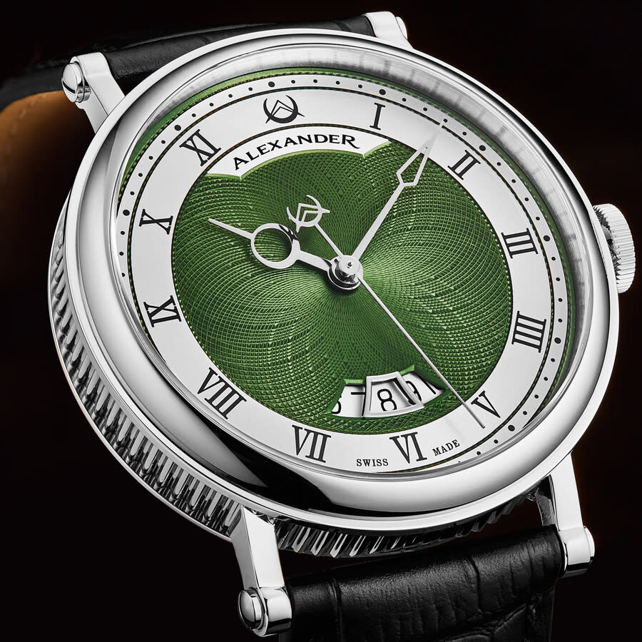 Alexander Alexander 2 Automatic Green Dial Men's Watch A153-03 ...
