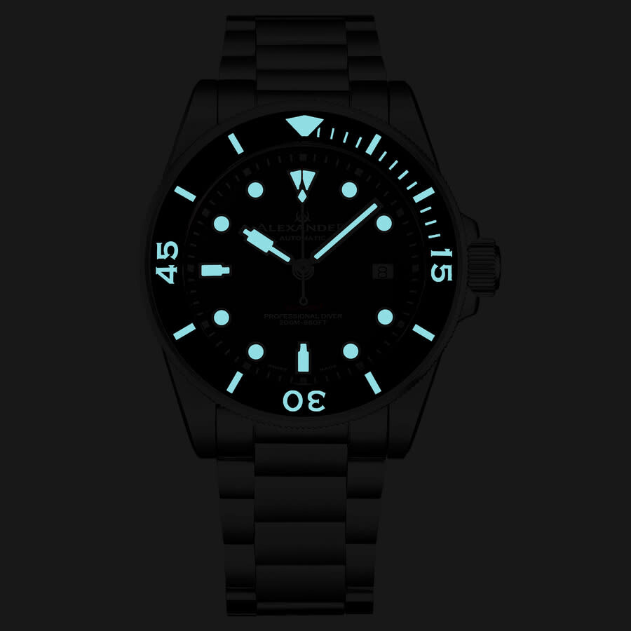 Alexander Alexander 2 Automatic Black Dial Men's Watch A520-01 ...