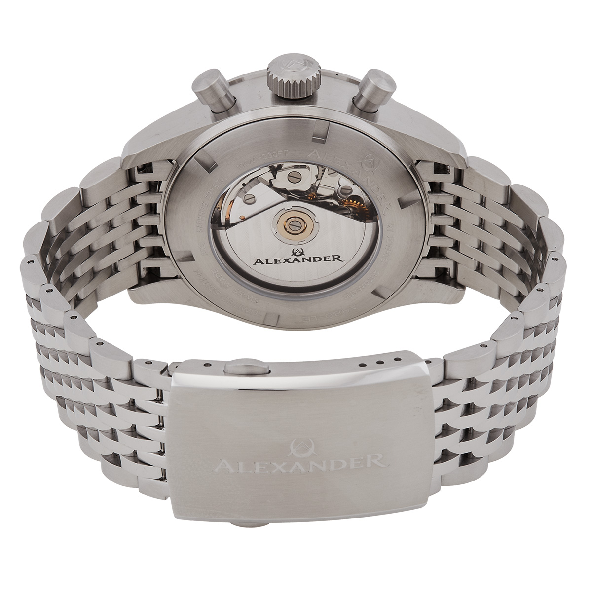 Alexander Alexander 2 Chronograph Automatic Blue Dial Men's Watch A480 ...